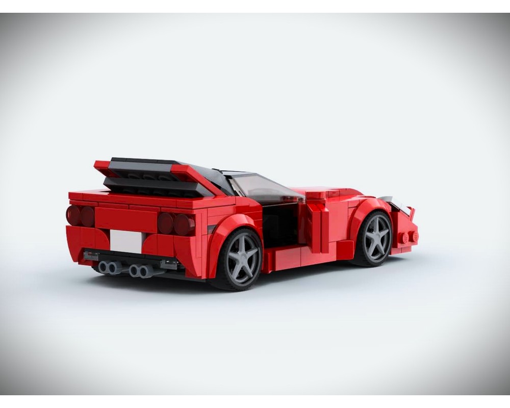 Lego Moc Chevrolet Corvette C6 By Sweeng Rebrickable Build With Lego