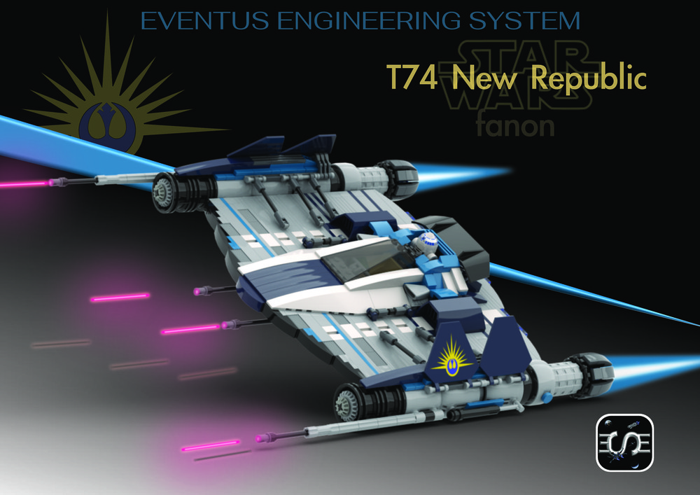 LEGO MOC T 74 New Republic - Playscayle by Eventus_Engineering_System ...