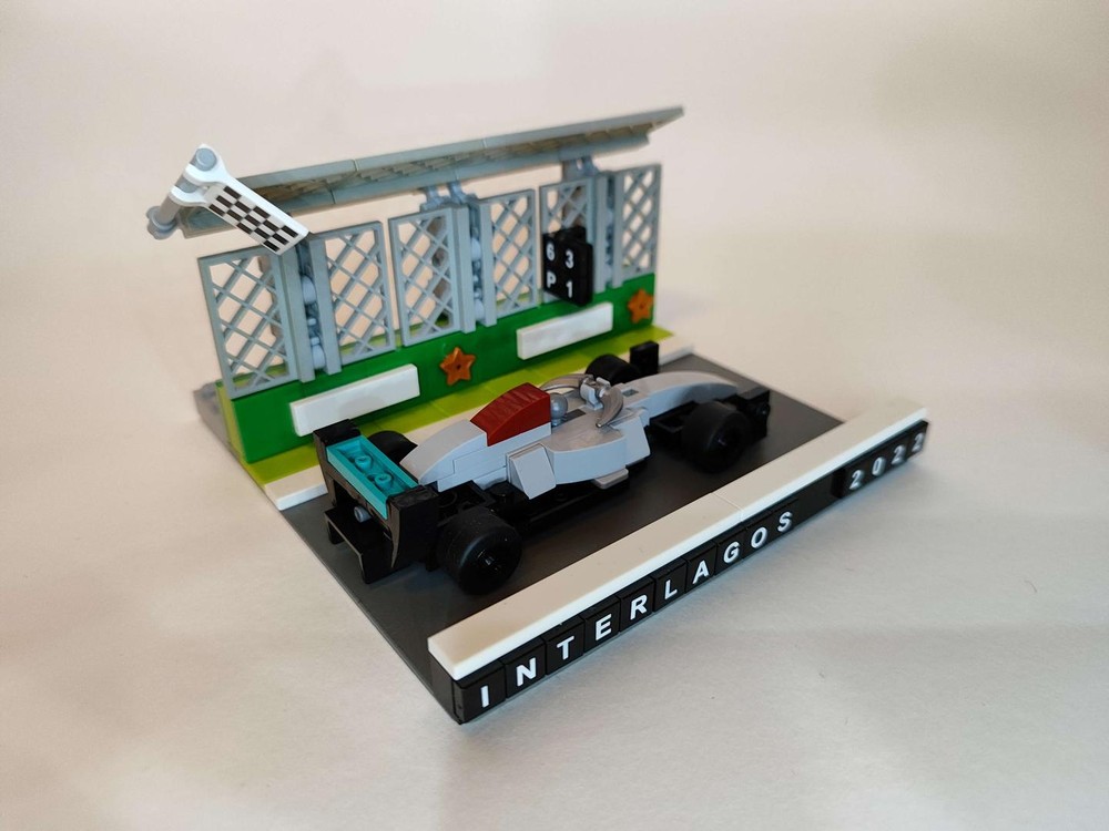 LEGO MOC Mercedes AMG Petronas F1 W13 E-Performance Polybag scale by ...