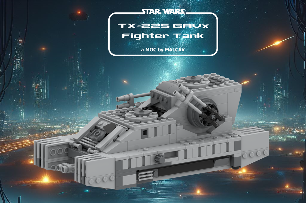 LEGO MOC Imperial TX-225 GAVx Fighter Tank by Malcav | Rebrickable ...