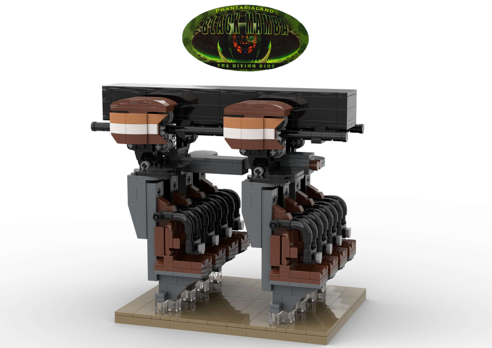 LEGO MOC ROLLERCOASTER - BLACK MAMBA - Phantasialand by Coasters.bricks ...