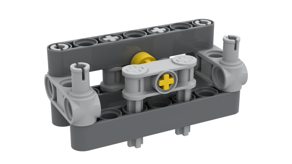 LEGO MOC Simple Crank Steering Frame by 2in1 | Rebrickable - Build with ...