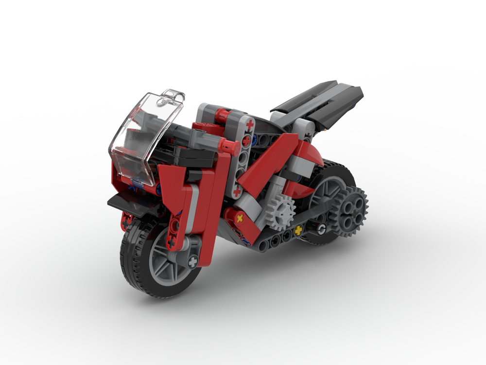Lego Moc Mini Motorbike By Lohere Rebrickable Build With Lego