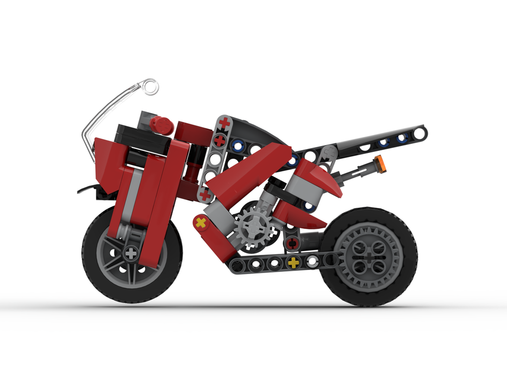 Lego Moc Mini Motorbike By Lohere Rebrickable Build With Lego