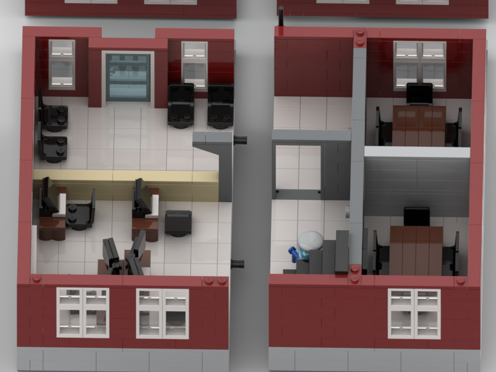 Lego Moc Modular Police Station By Ole828 Rebrickable Build With Lego