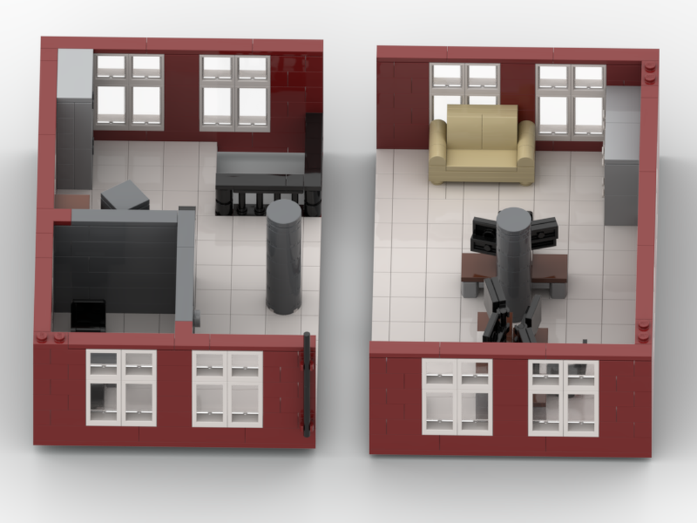 Lego Moc Modular Police Station By Ole828 Rebrickable Build With Lego
