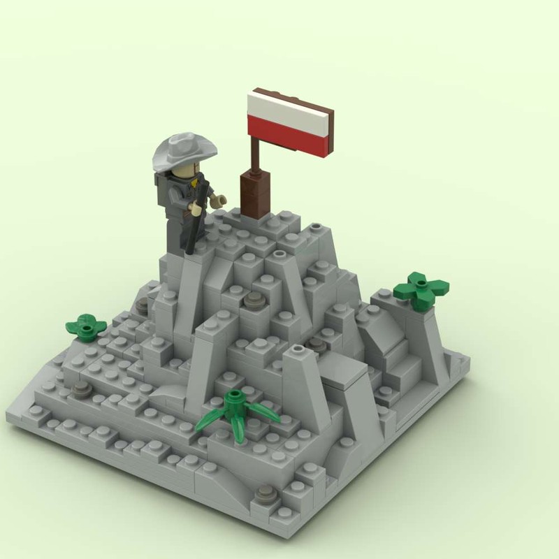 LEGO MOC Mini Mountain with tourist by Txizu | Rebrickable - Build with ...