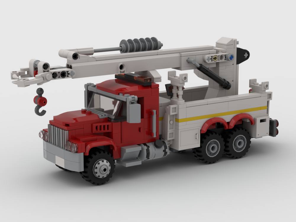 LEGO MOC Digger Derrick Power Pole Truck by gerlingt | Rebrickable ...