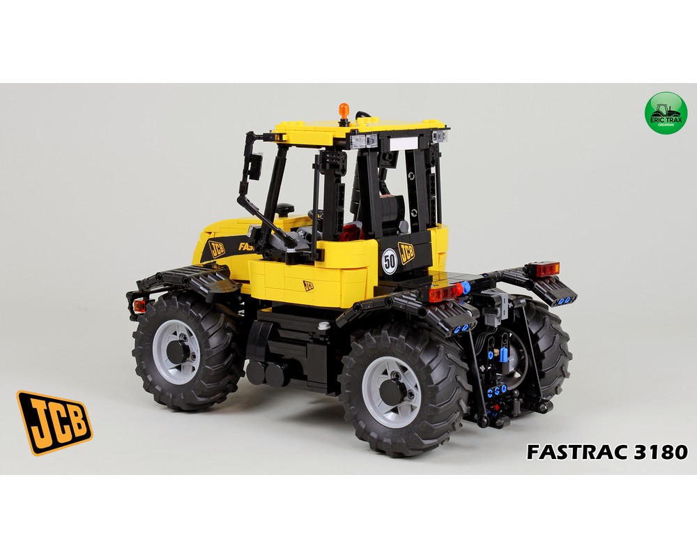 Lego Moc Jcb Fastrac 3185 By Erictrax Rebrickable Build With Lego