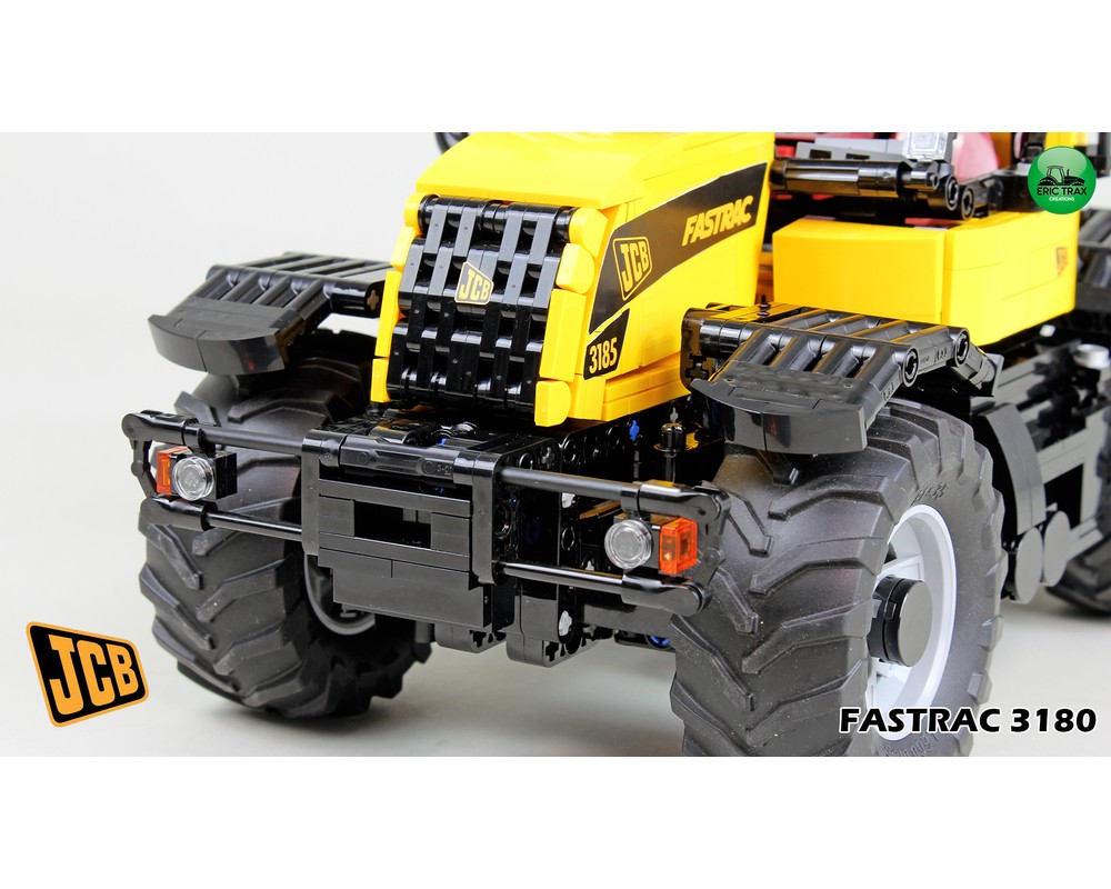 Lego Moc Jcb Fastrac 3185 By Erictrax Rebrickable Build With Lego