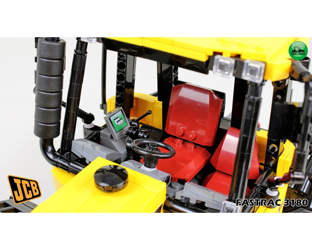 Lego Moc Jcb Fastrac 3185 By Erictrax Rebrickable Build With Lego