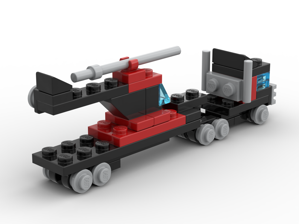 Lego Moc Micro Scale Whirl And Wheel Super Truck 5590 By Bricksota