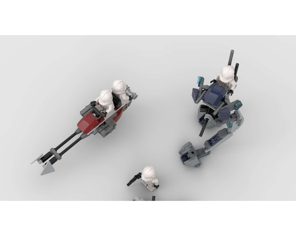 LEGO MOC AT-RT Walker and Speeder - Alternate Build of 75372 Clone ...