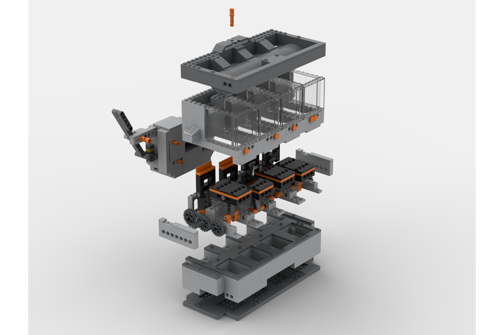 Lego Moc Vacuum Engineinline 4 By Jmodsbricks Rebrickable Build