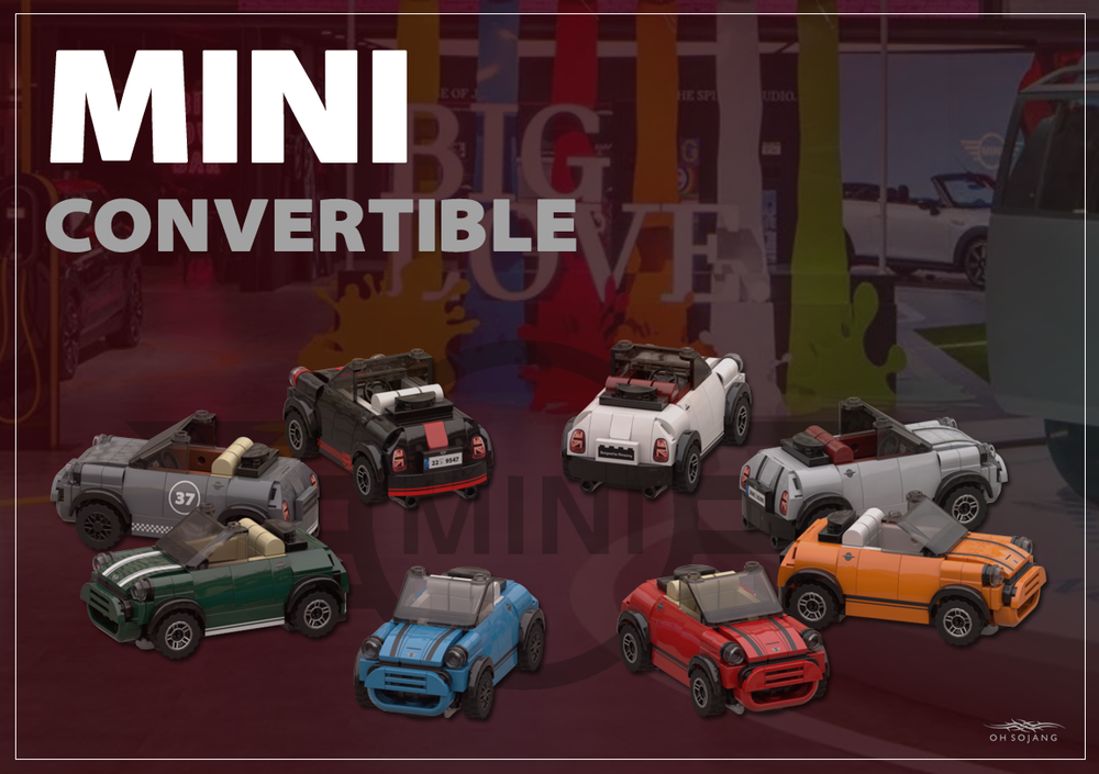 LEGO MOC Black_MINI Cooper Convertible V2 by ohsojang | Rebrickable ...