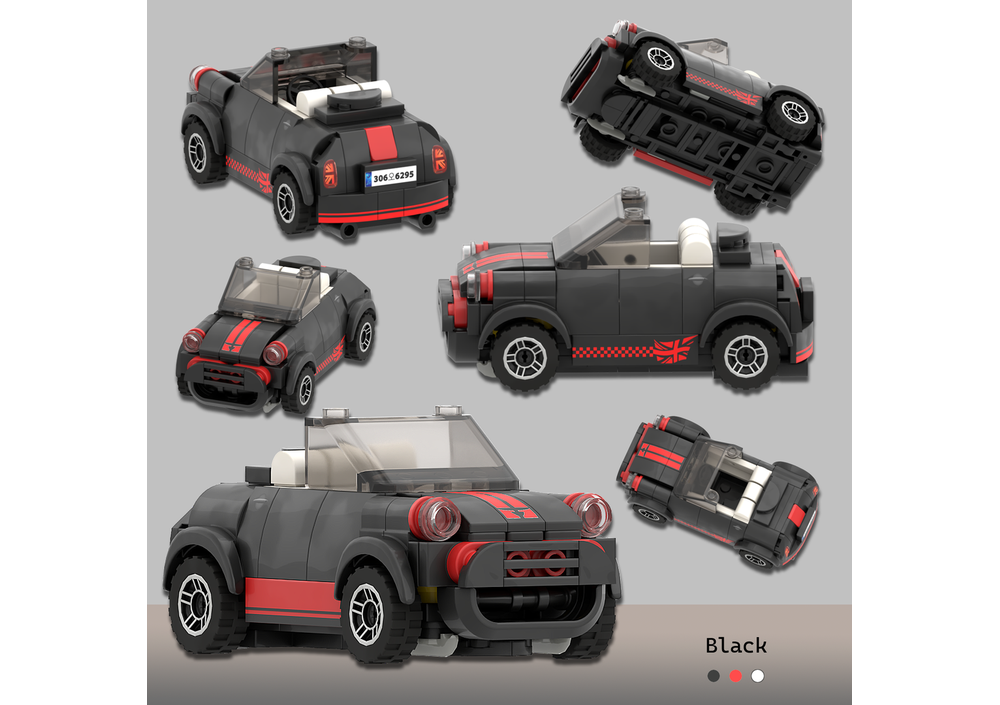 LEGO MOC-169386 Black_MINI Cooper Convertible V2 by ohsojang ...
