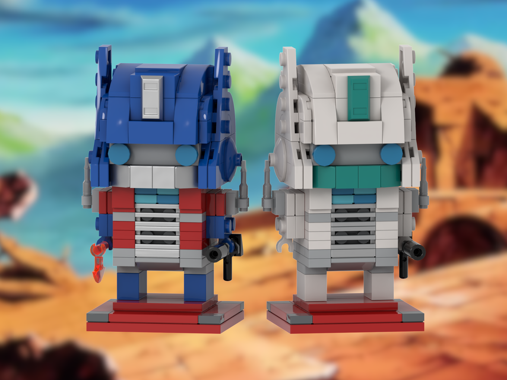 LEGO MOC Optimus Prime / Ultra Magnus Brickheads Two-Pack by Bucktopus ...
