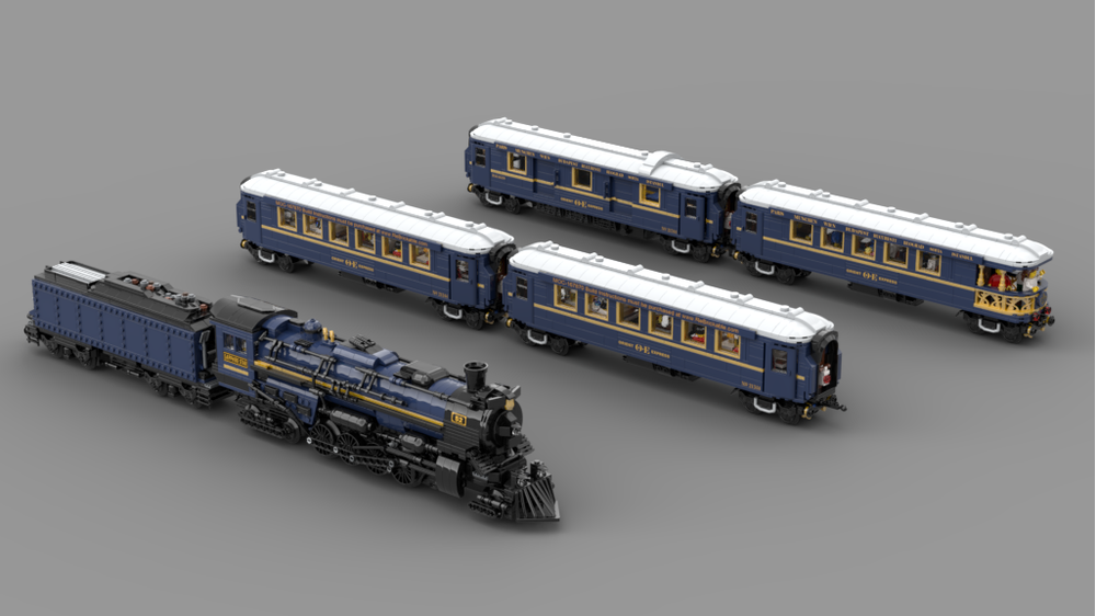 Lego Moc Orient Express Observation Deck By Trainswithlights