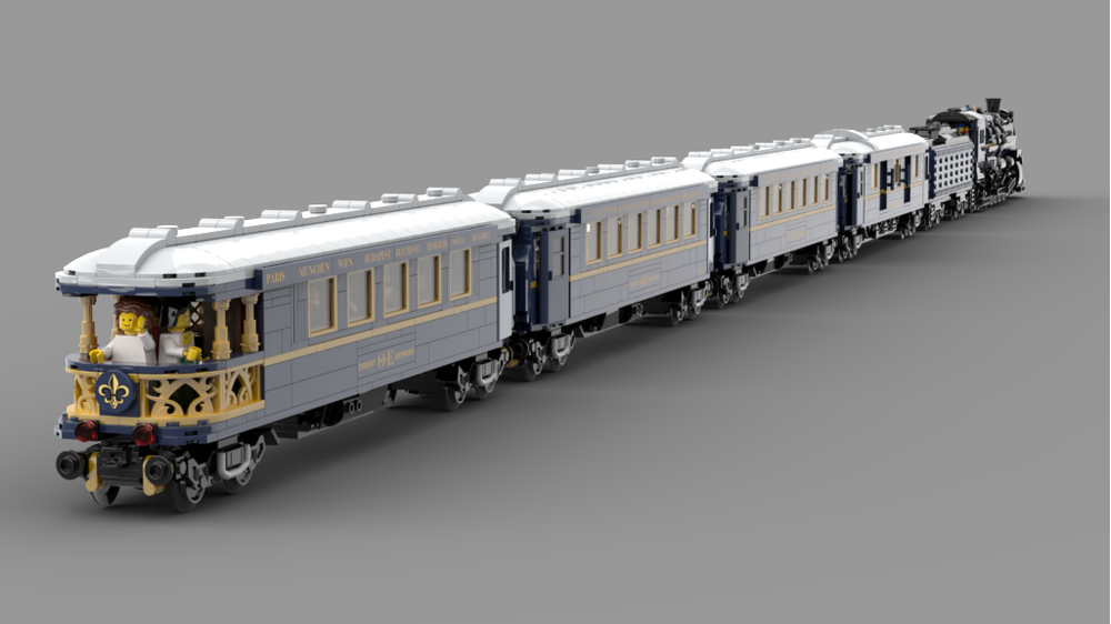 Lego Moc Orient Express Observation Deck By Trainswithlights