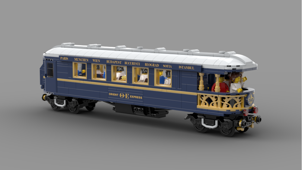 LEGO MOC Orient Express - Observation Deck by TrainsWithLights ...