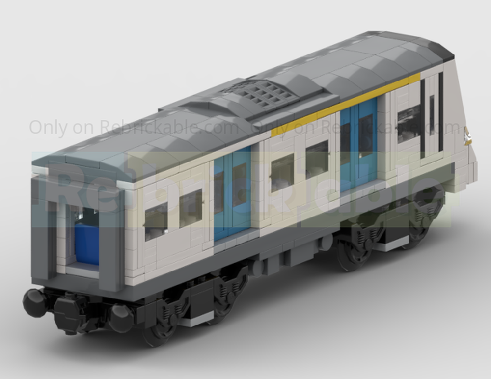LEGO MOC-169408 Class 700 Desiro City Driving Carriage Train In ...