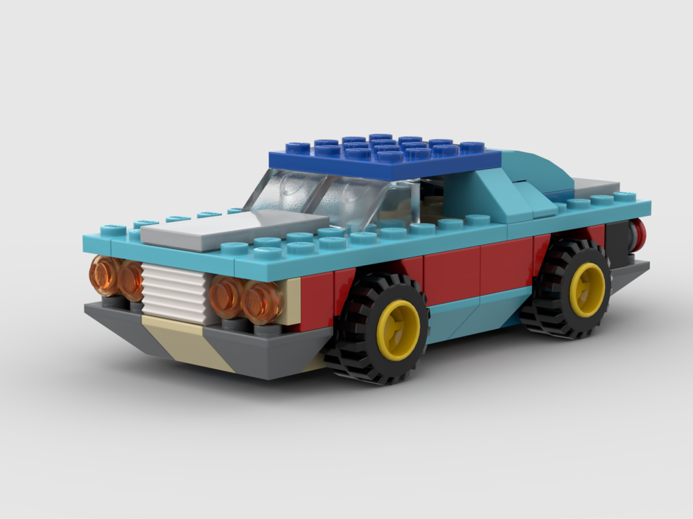 LEGO MOC 10698 - Muscle Car by ChiLegGodt | Rebrickable - Build with LEGO
