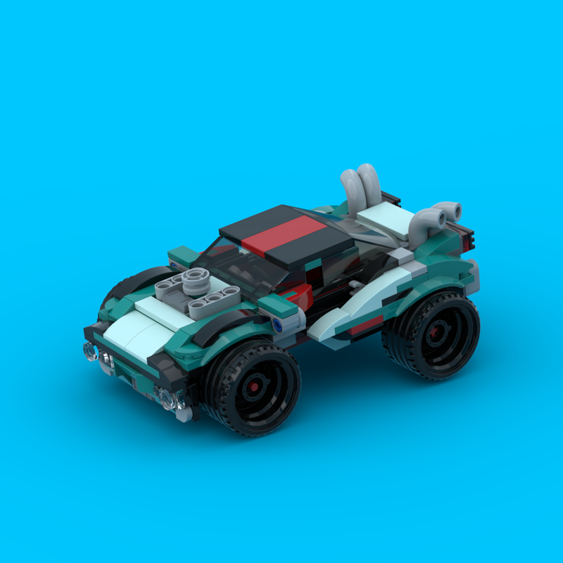 LEGO MOC Muscle car by kredy | Rebrickable - Build with LEGO