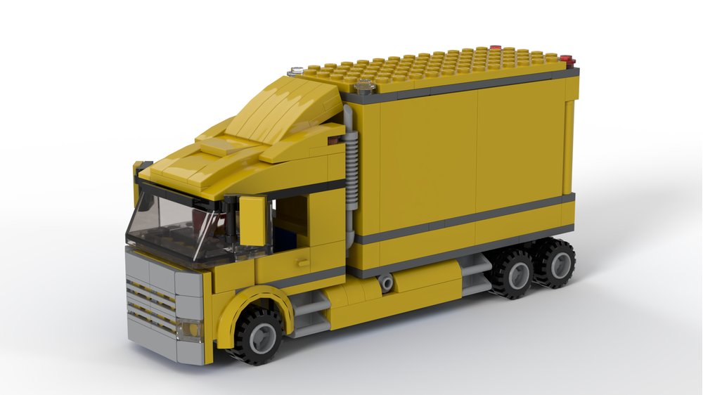 LEGO MOC LEGO yellow truck by andersseverinsen | Rebrickable - Build ...