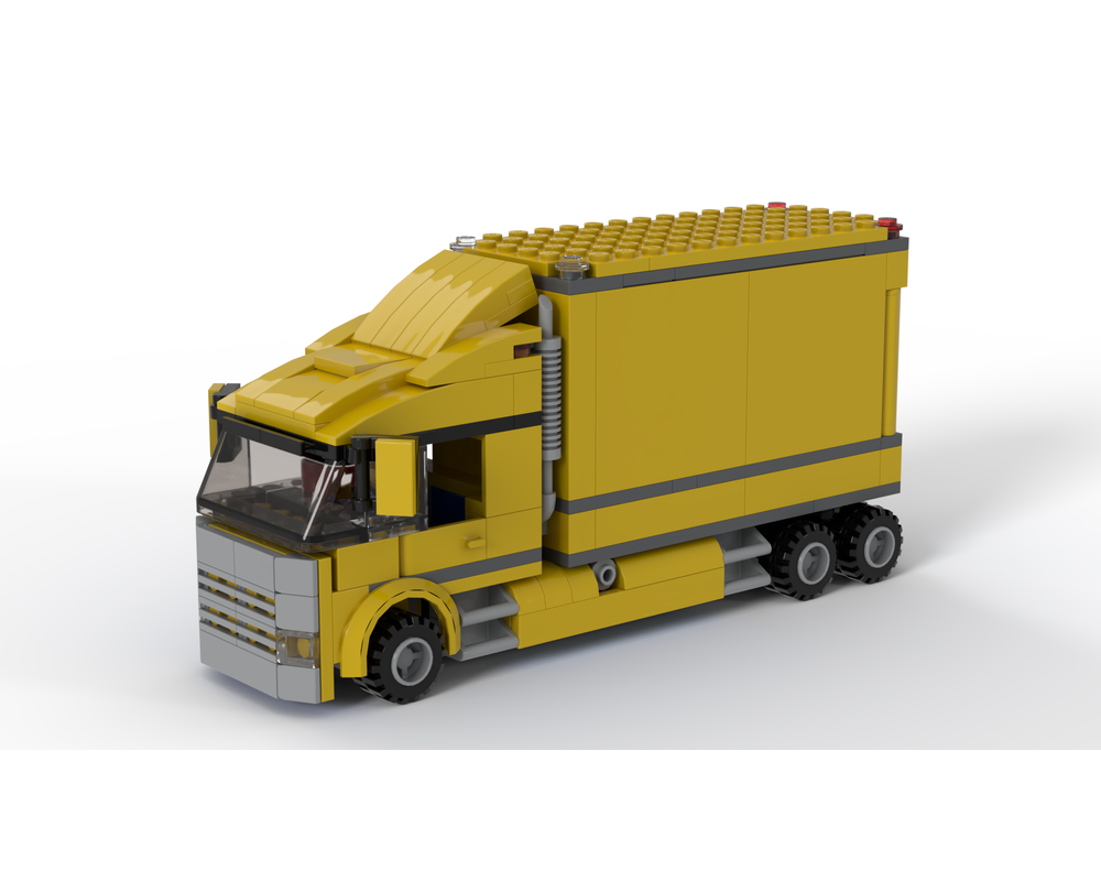 LEGO MOC LEGO yellow truck by andersseverinsen | Rebrickable - Build ...