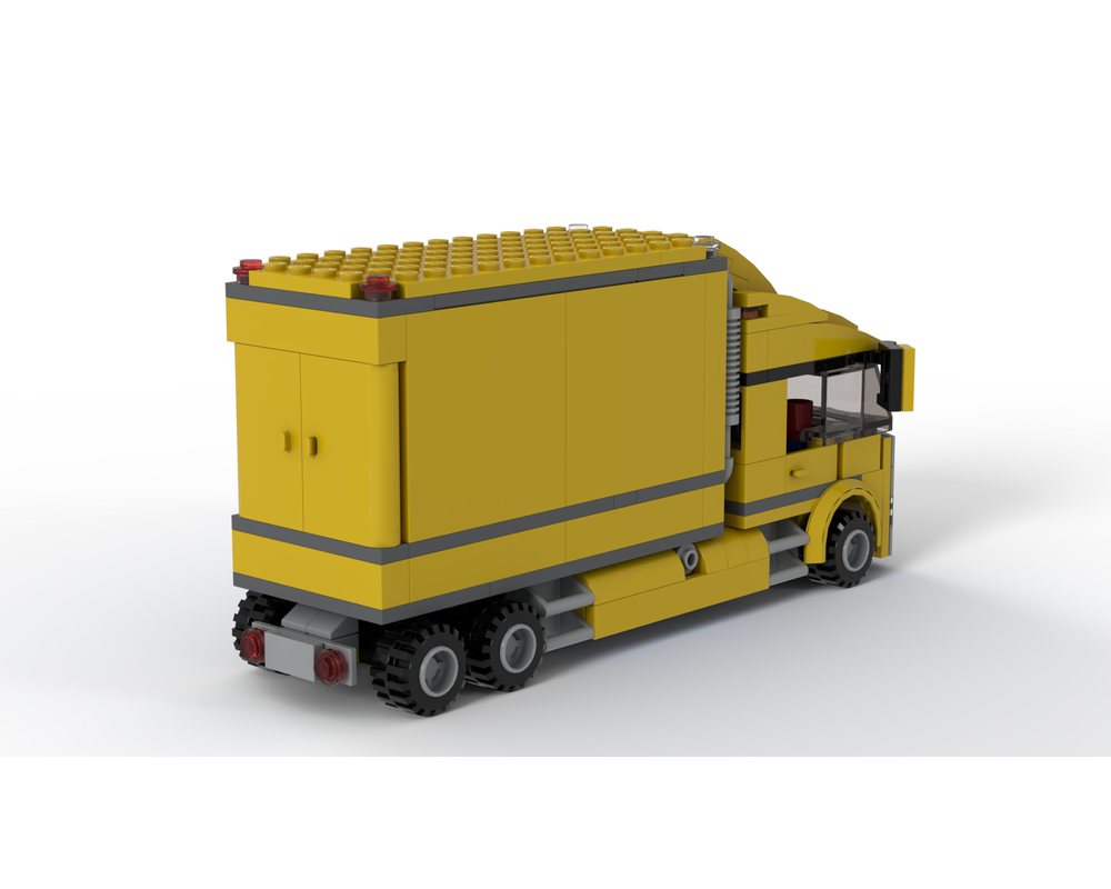 LEGO MOC LEGO yellow truck by andersseverinsen | Rebrickable - Build ...