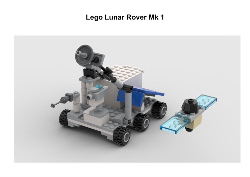 LEGO MOC Lego Lunar Rover Mk. 1 by LegoNinjas996 | Rebrickable - Build ...