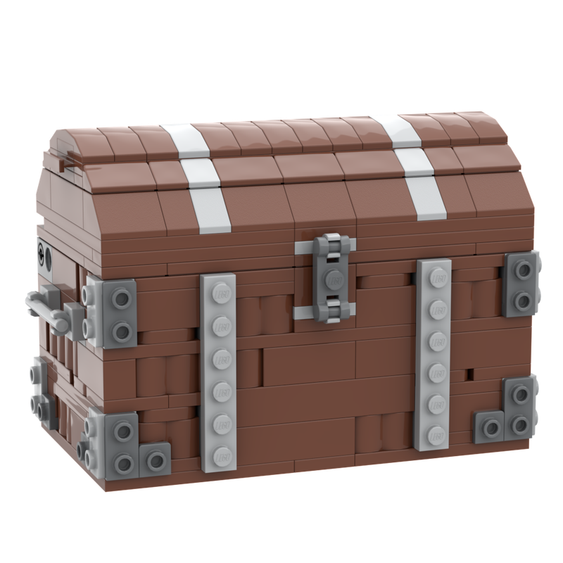 LEGO MOC-169451 Treasure Chest with hidden compartment and secret layer ...