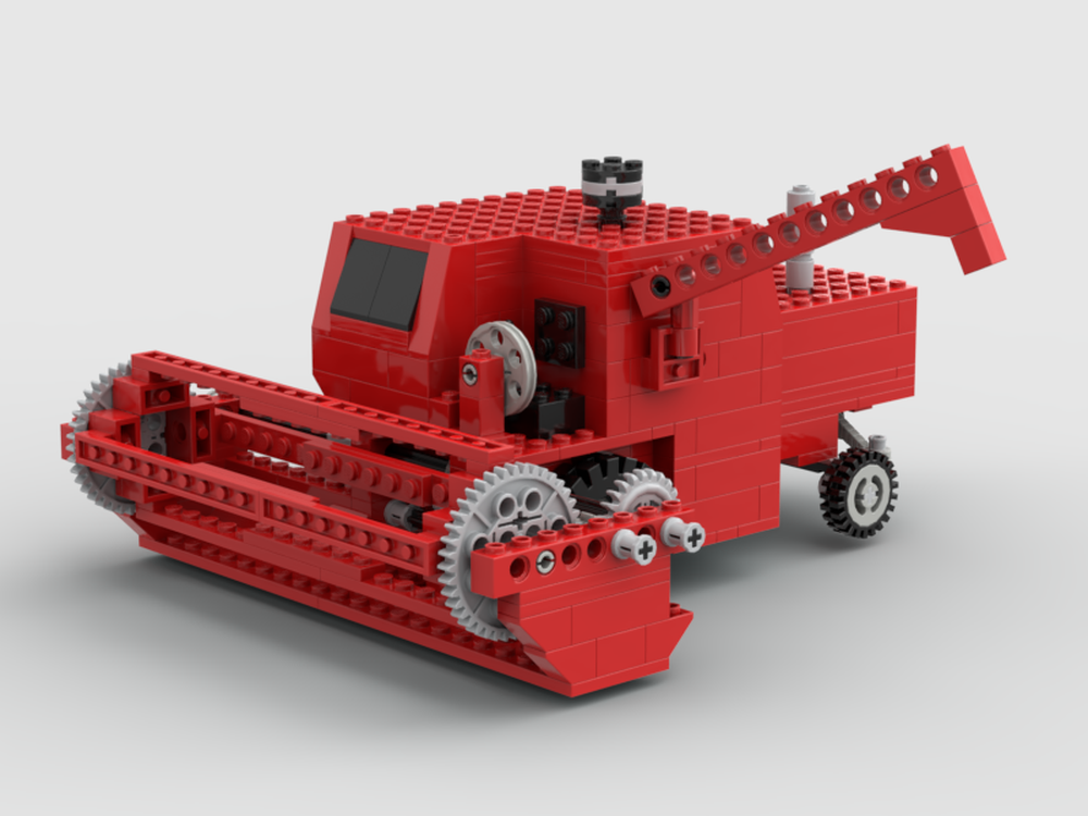 LEGO MOC Red Combine Harvester by Treckerfahrer_123 | Rebrickable ...