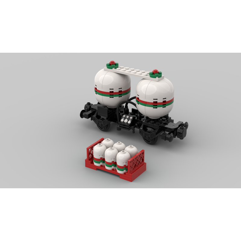 LEGO MOC Octan Twin Tank Rail Tanker Wagon by josszo | Rebrickable ...