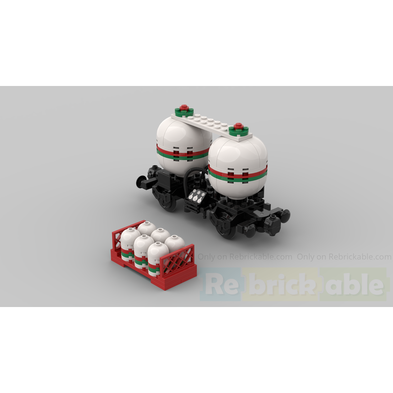 LEGO MOC-169469 Octan Twin Tank Rail Tanker Wagon by josszo ...