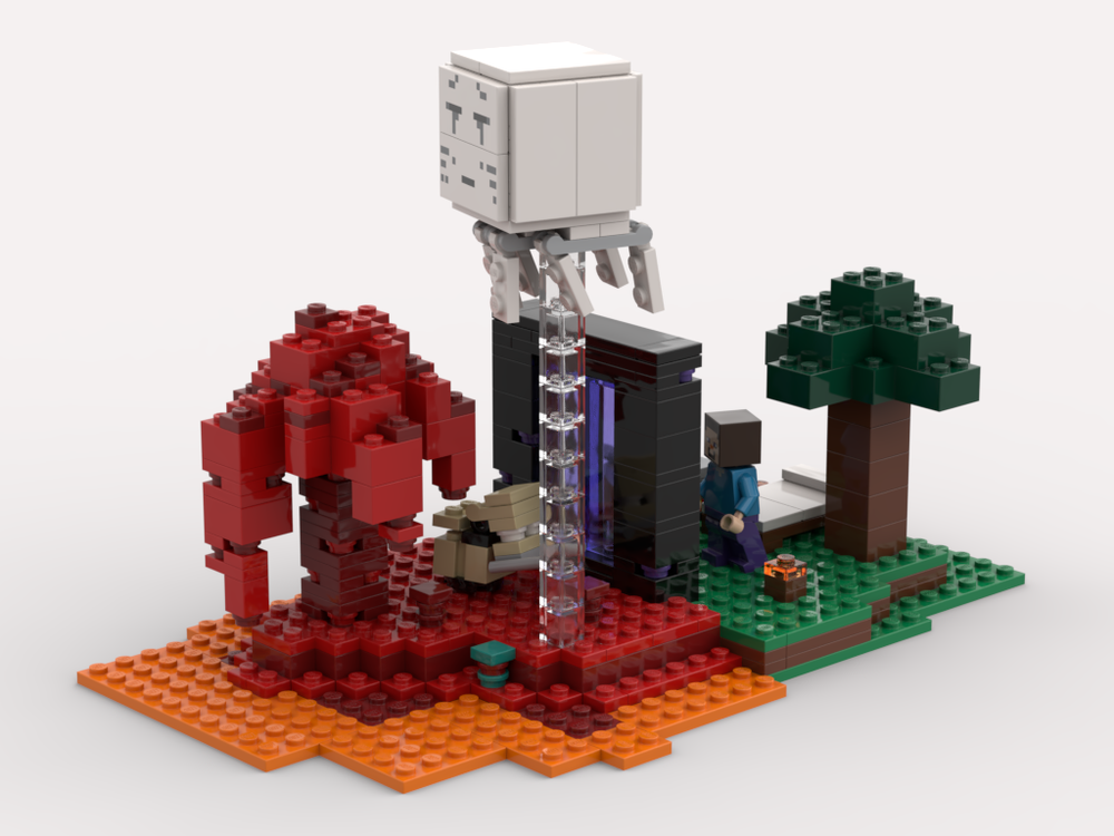 LEGO MOC The First Nether Adventure by Makary | Rebrickable - Build ...