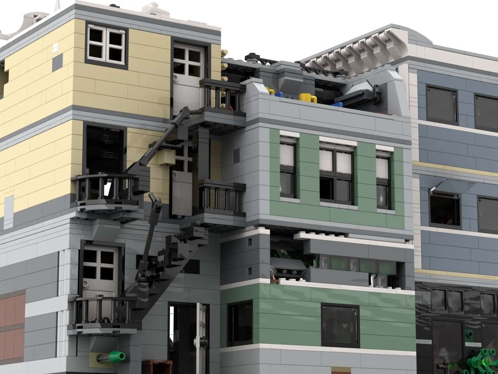 LEGO MOC Assembly Square - Superhero Battle Scene by ...