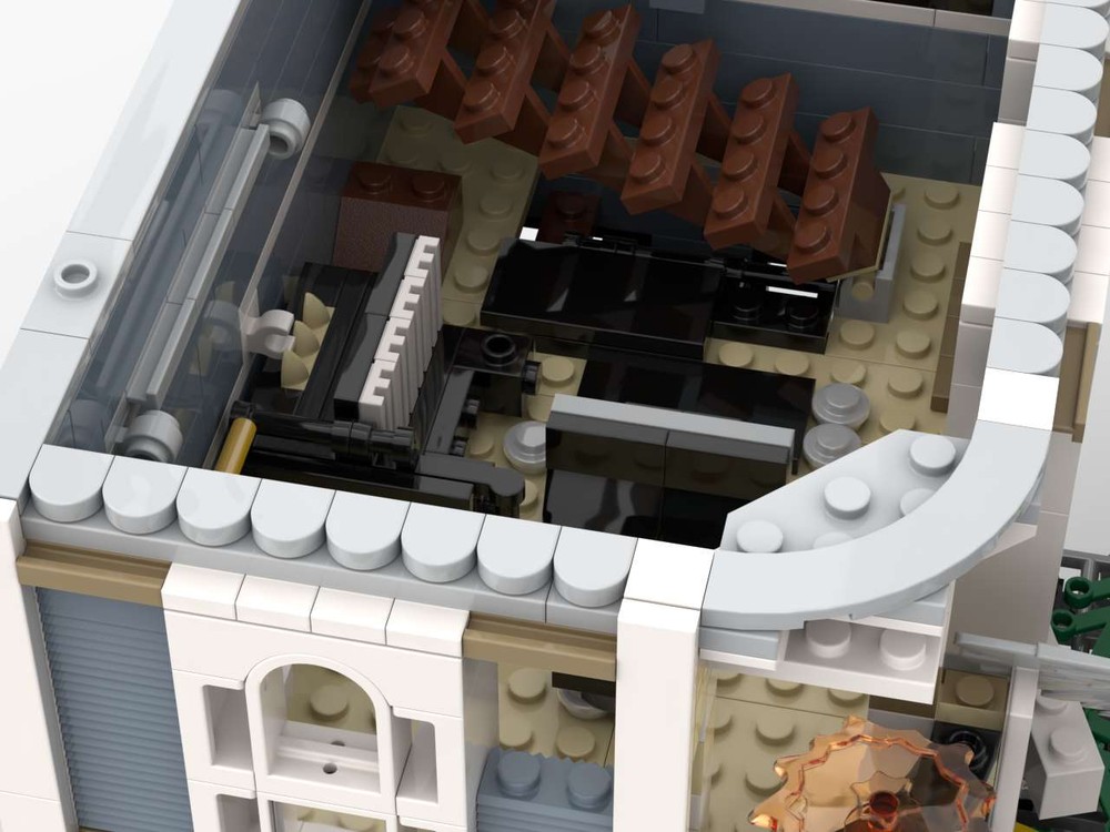 Lego Moc Assembly Square Superhero Battle Scene By