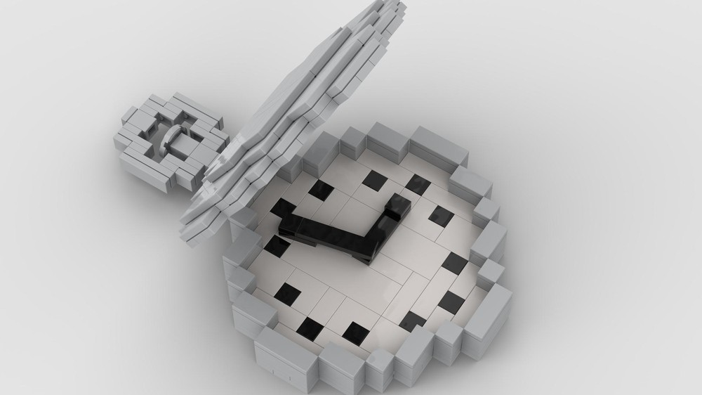 LEGO MOC Pocket Watch by Onepierre | Rebrickable - Build with LEGO
