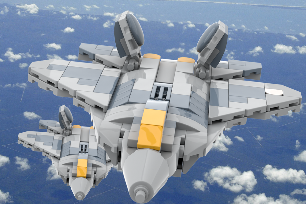 LEGO MOC Lockheed F-22A Raptor -=Mobius=- [Modification] by Haruna ...