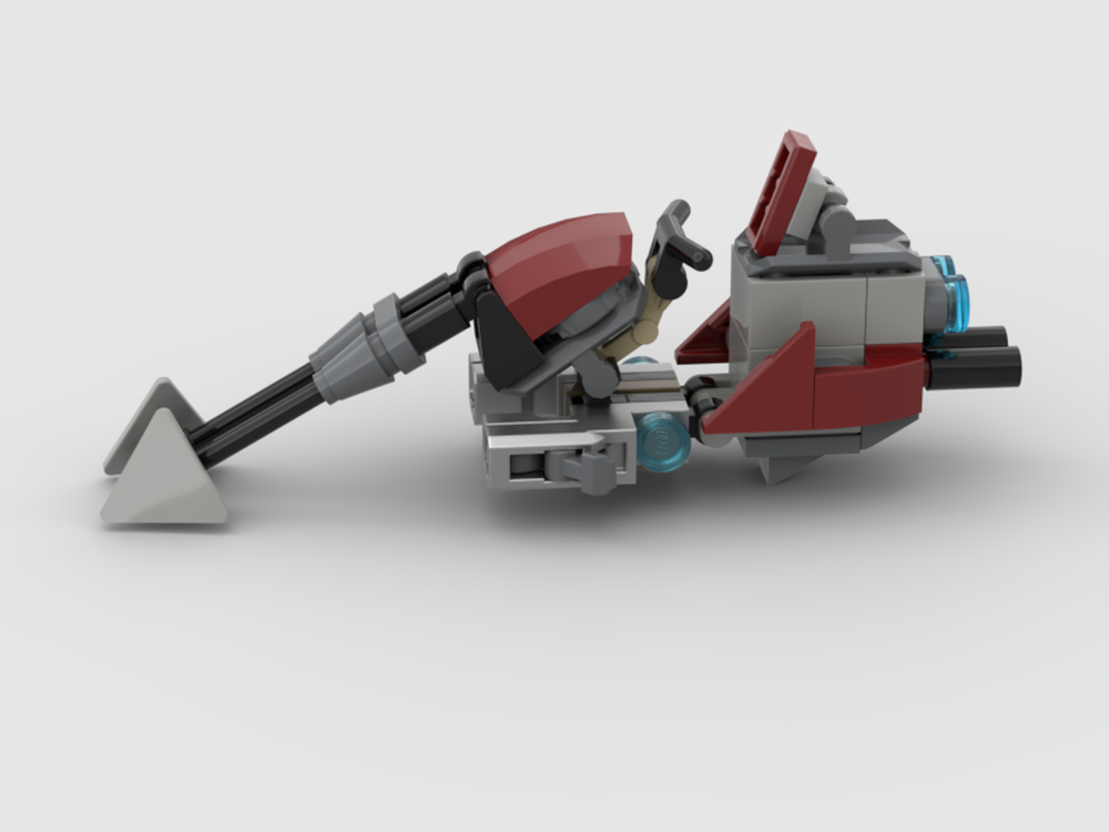 Lego Moc 75372 Alternate Build Clone Swoop Bike By Minifigmilitia