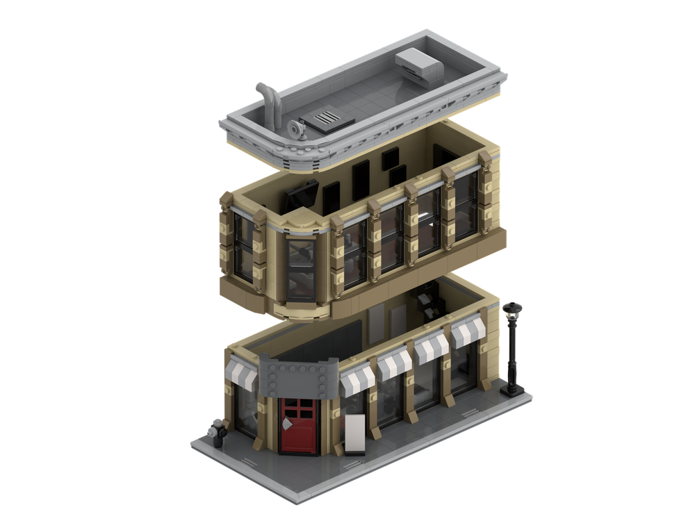 Lego Moc Modular Fogwells Gym Marvel Building By Bucktopus