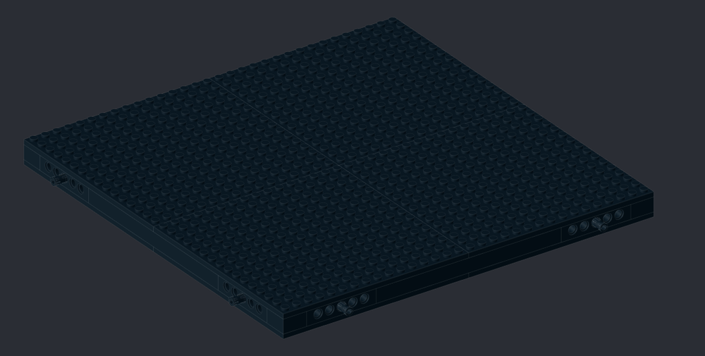 LEGO MOC Baseplate 32x32 connectable by kmbrick | Rebrickable - Build ...