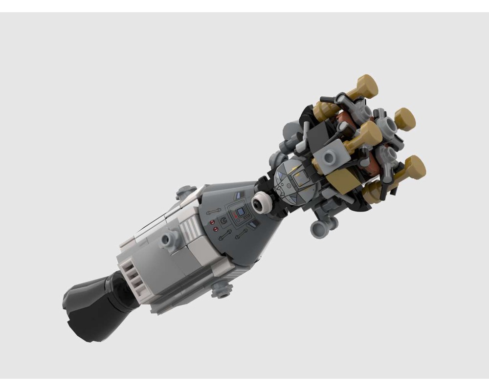Lego Moc 1110 Apollo Lunar Lander By Origamitensai Rebrickable