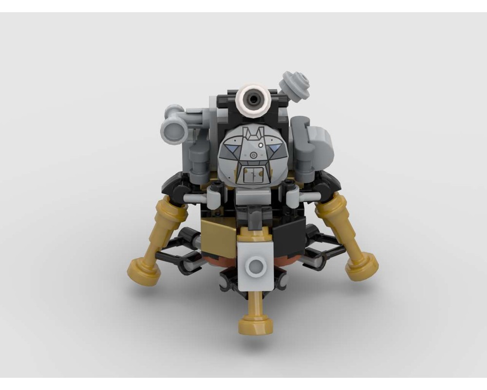 Lego Moc 1110 Apollo Lunar Lander By Origamitensai Rebrickable
