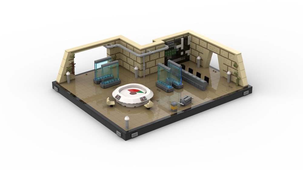 LEGO MOC Yavin 4 Strategy Center by Jazzitoys | Rebrickable - Build ...