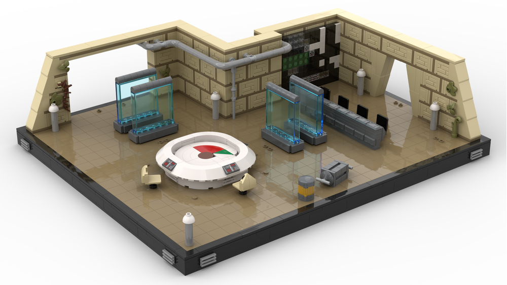 Lego Moc Yavin 4 Strategy Center By Jazzitoys Rebrickable Build