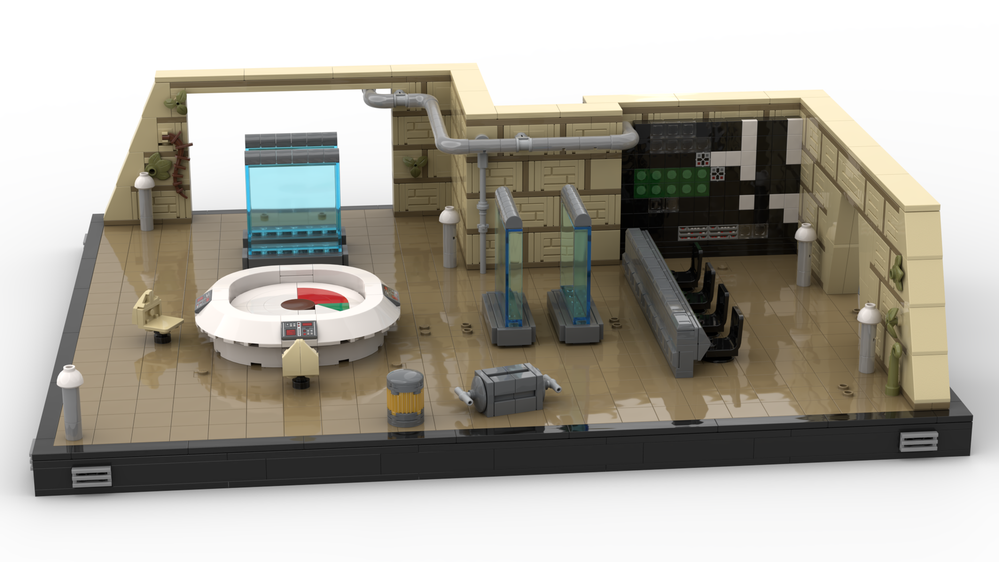 Lego Moc Yavin 4 Strategy Center By Jazzitoys Rebrickable Build