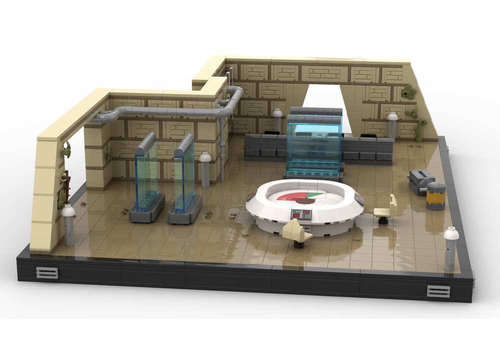 LEGO MOC Yavin 4 Strategy Center by Jazzitoys | Rebrickable - Build ...