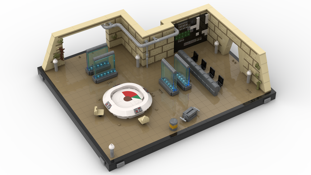 Lego Moc Yavin 4 Strategy Center By Jazzitoys Rebrickable Build